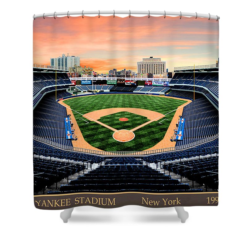 Yankee Stadium 1999 - Shower Curtain – classicballpark.com